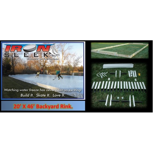 20' x 26' Outdoor Ice Rink Kit | Build Your Own Ice Rink Kit