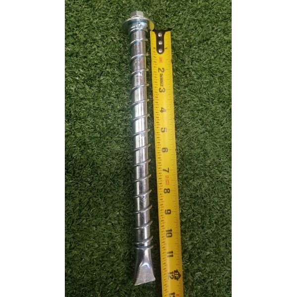 Asphalt drop in anchor 1" x 12"