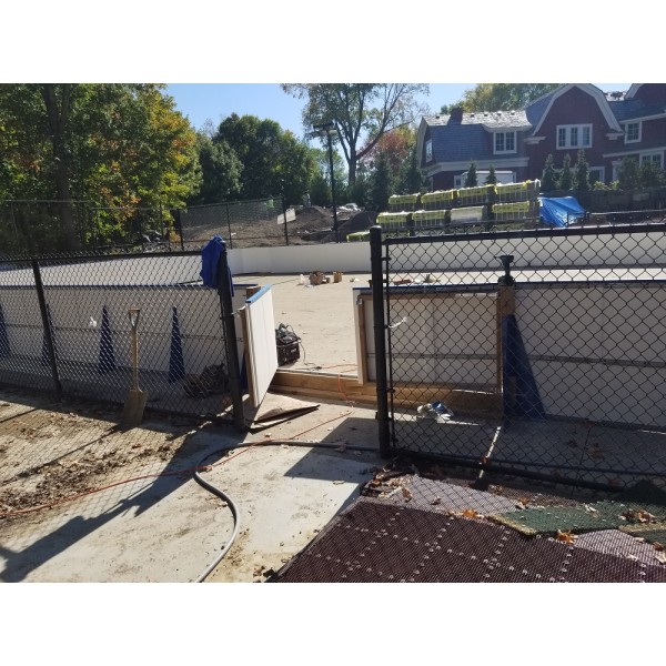 Backyard Ice Rink Ground Brackets for Hard Courts with Tall Boards