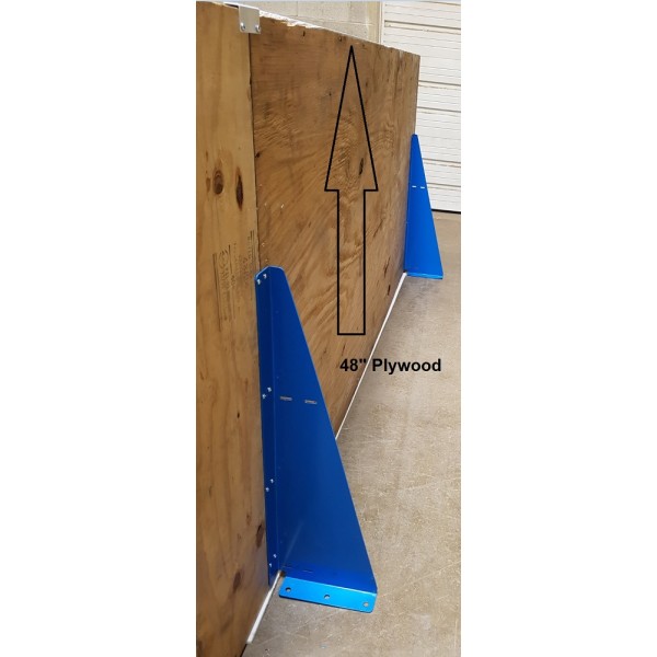 Backyard Ice Rink Ground Brackets for Hard Courts with Tall Boards