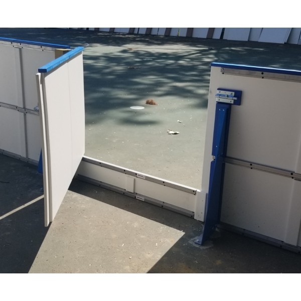 42" Ice Rink Boards Door Unit for Sale | Iron Sleek
