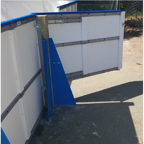 42" Ice Rink Boards Door Unit for Sale | Iron Sleek